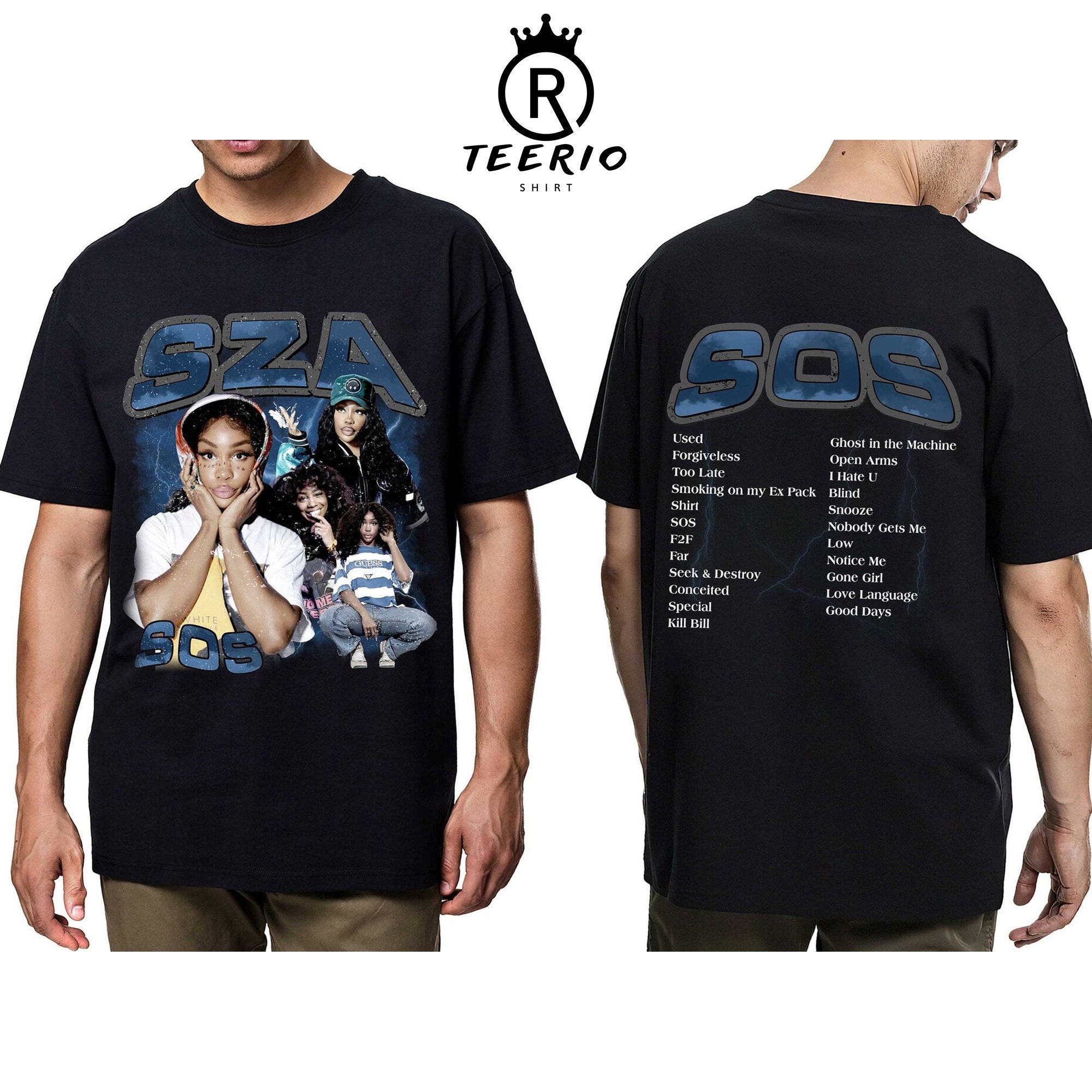 Sza SOS Shirt, Vintage SZA Shirt, SZA sos sweatshirt, Good Days Tee ...