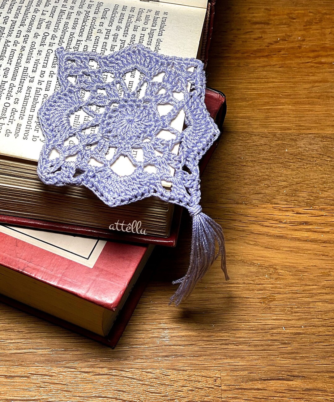 Crochet Corner Bookmark Page Marker Victorian Style Book Gift Reading ...