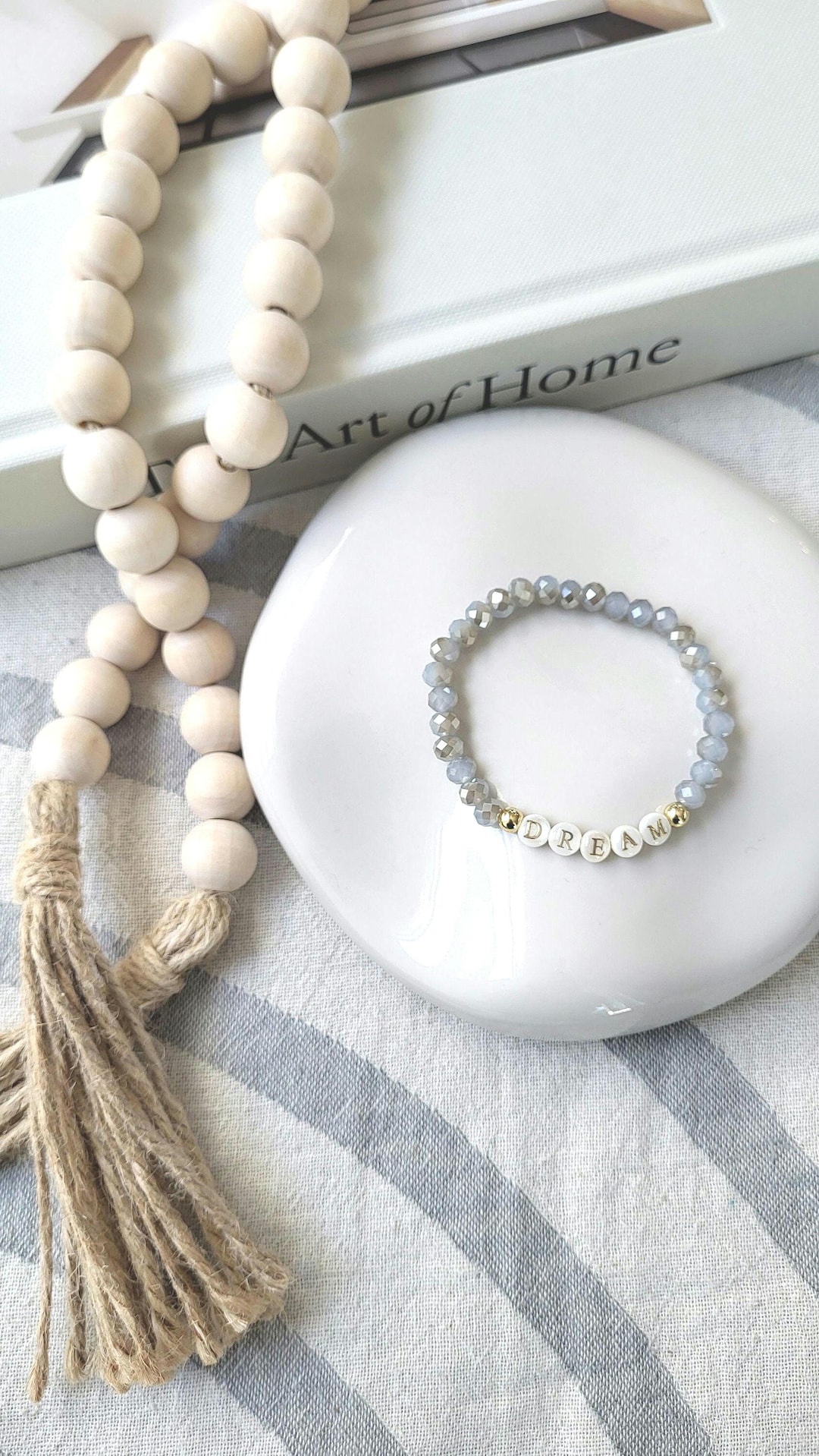 The Seraphina "dream" Reminder Bracelets | Customized Sizing | Water ...
