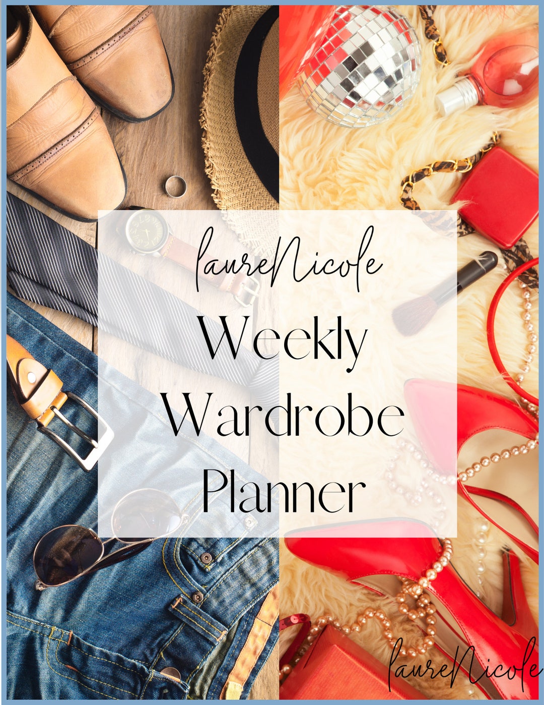 Weekly Wardrobe Planner - Etsy