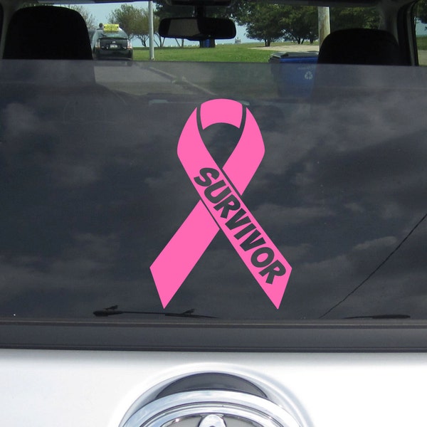 Breast Cancer Car Decal - Etsy