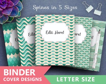 Binder cover | Etsy