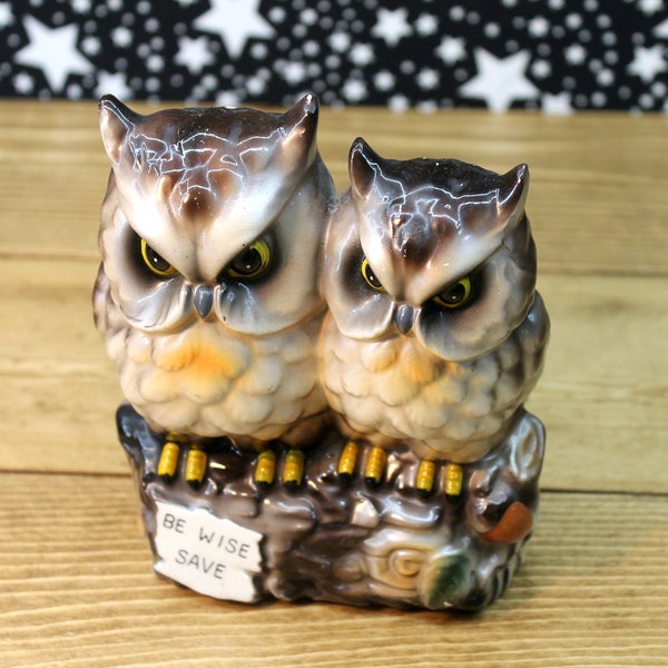 Owl Coin Bank - Etsy