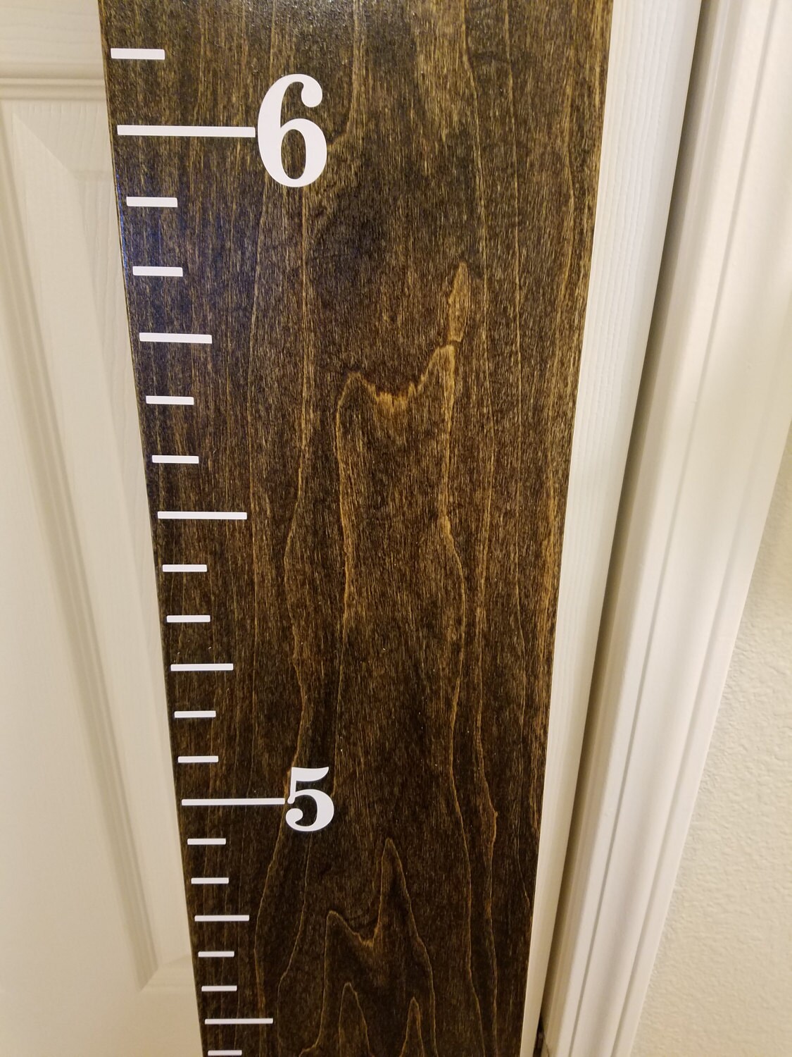 Kids Wooden Ruler Wall Growth Chart - Etsy