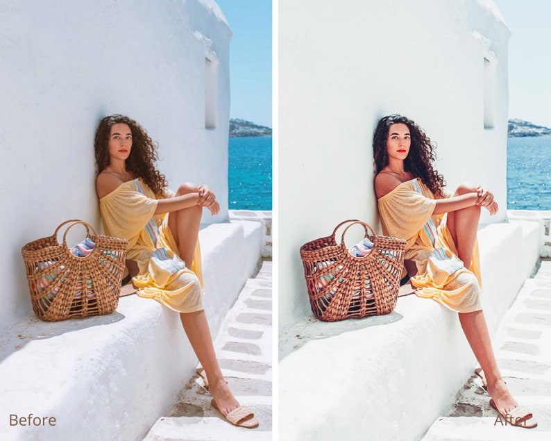 Yellow Lightroom Preset Lemon Preset Yellow Vintage Preset - Etsy