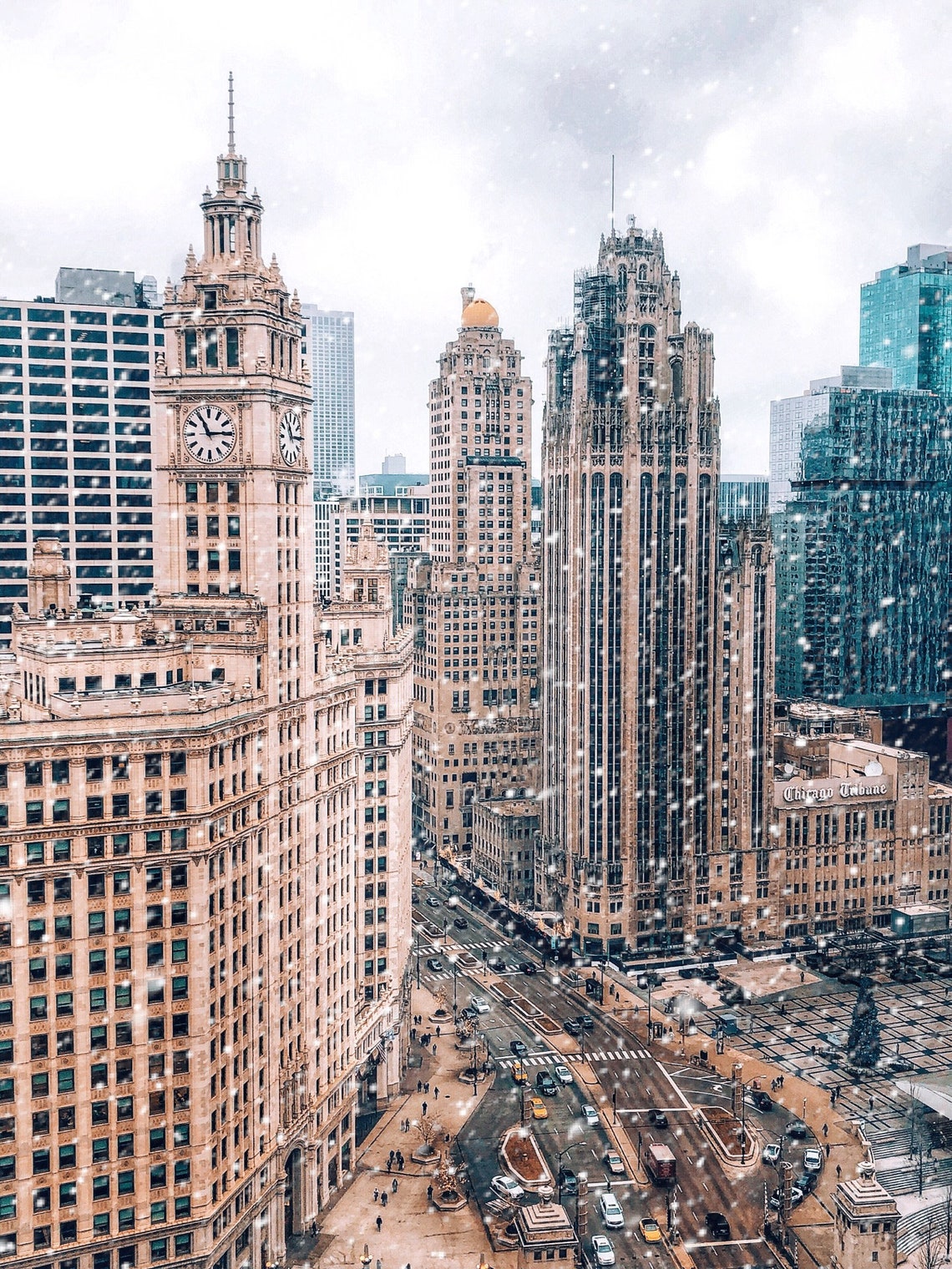 Chicago London House View Photo Chicago Wrigley Building - Etsy