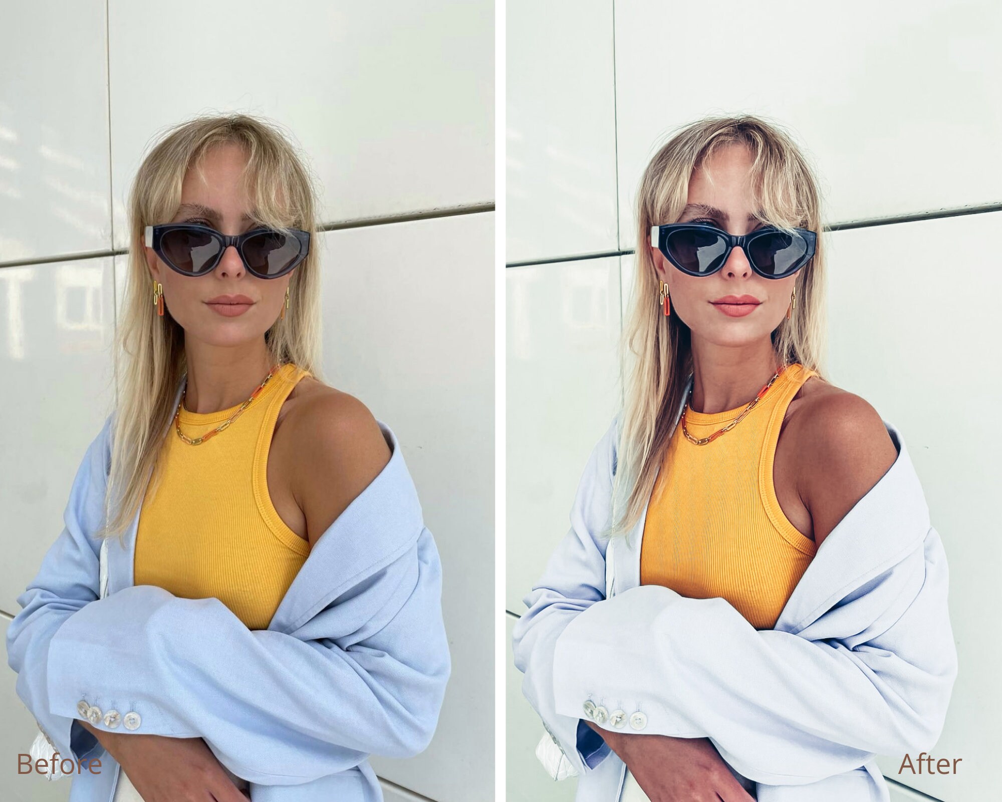 Yellow Lightroom Preset, Lemon Preset, Yellow Vintage Preset, Yellow ...