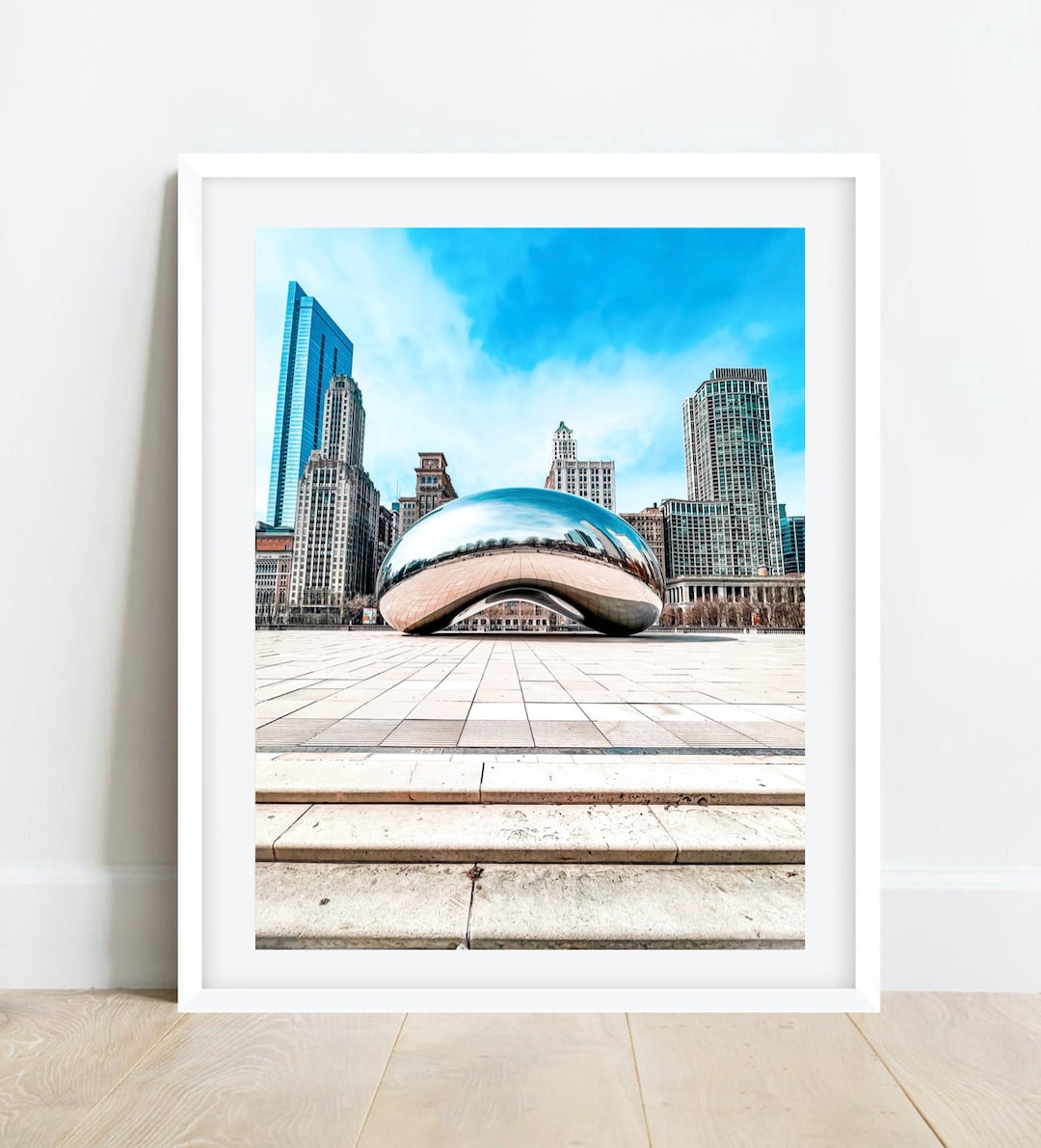 Chicago Bean Print, Cloud Gate Photo, Chicago Landmark, Chicago ...