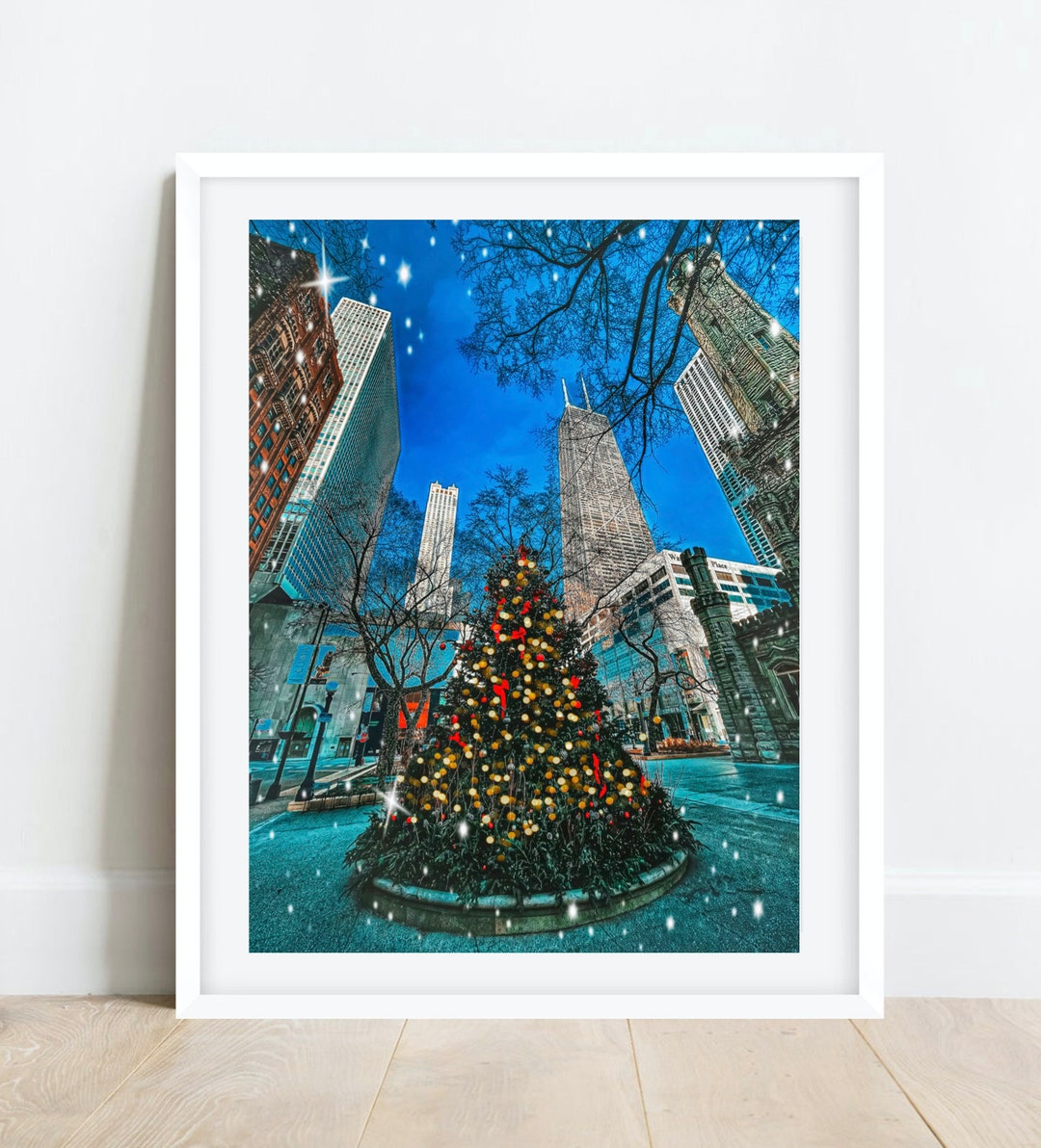 Chicago Water Tower Christmas Tree, Chicago Photography, Chicago ...