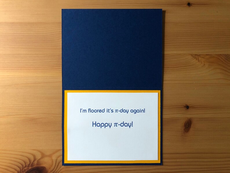 Pi-day Card / Happy Pi Day! / Math Pi Card - Etsy