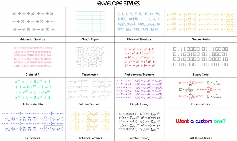 Math Teacher Thank You Card Math Thank You Teacher Appreciation Math ...