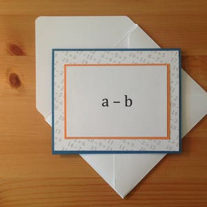 Teacher Appreciation Card - Math Teacher Thank You Card - You Make A ...