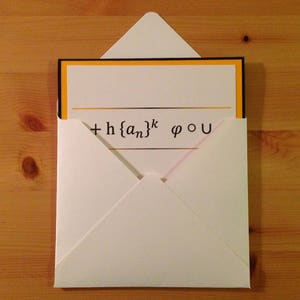Thank You - Math Themed Thank You Card - Geek Thank You Card - Maths ...
