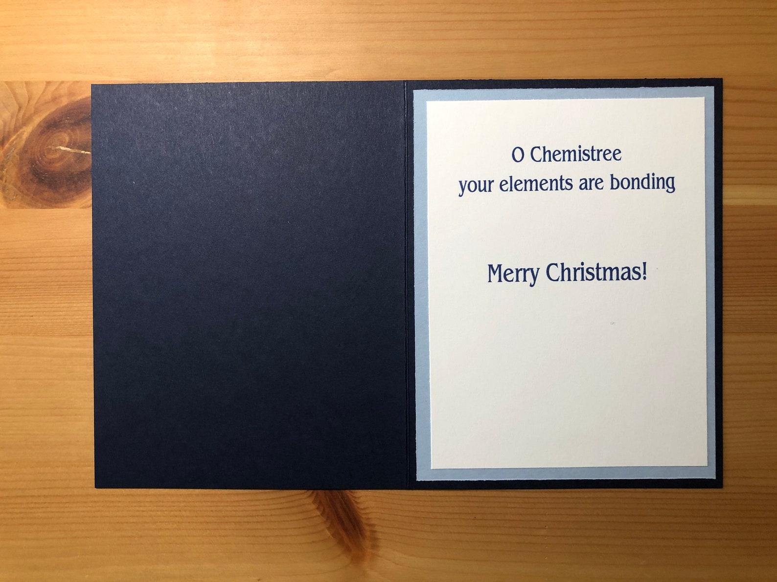 Science Christmas Card o Chemistree - Etsy