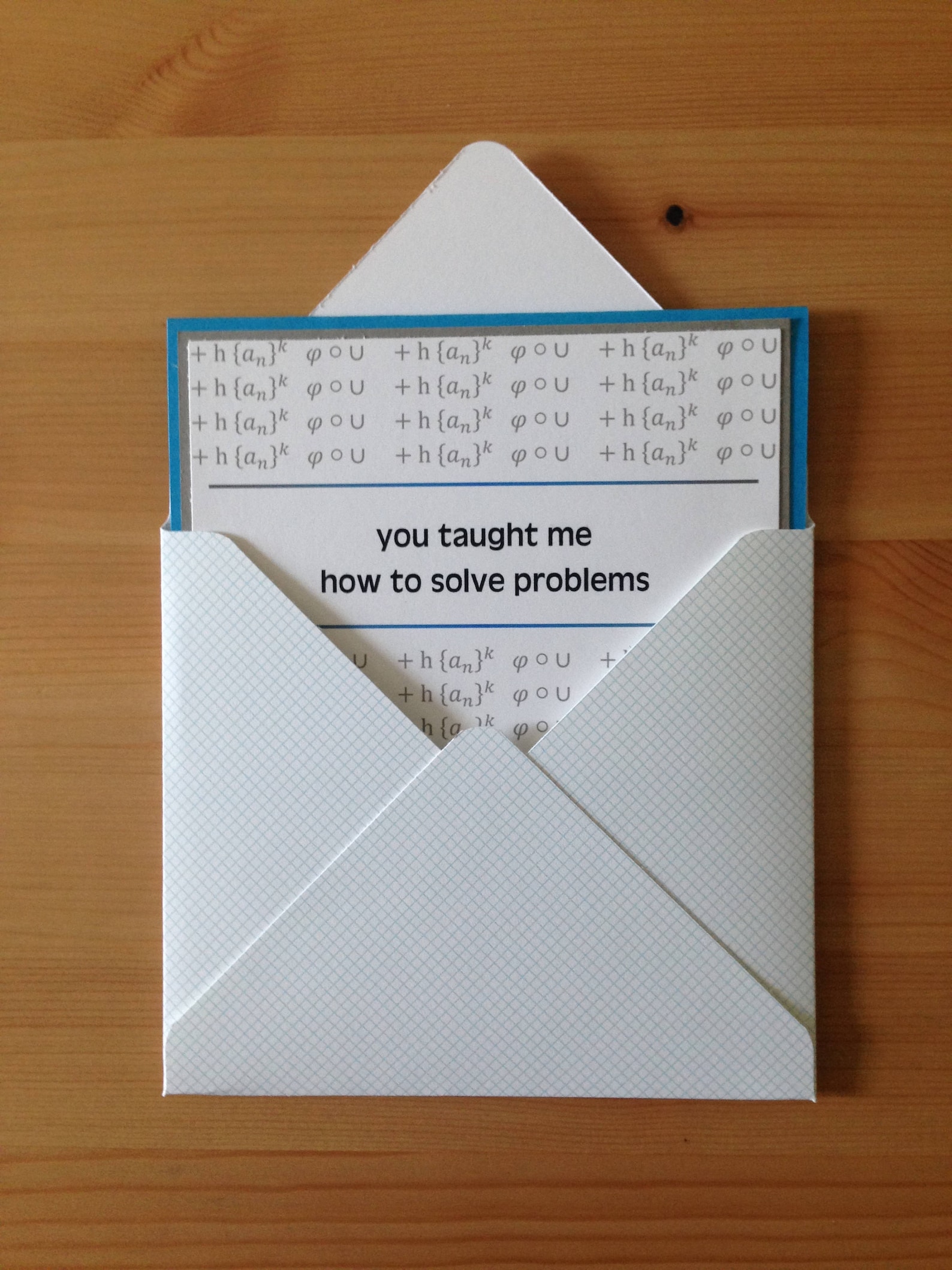 Math Teacher Thank You Card Math Thank You Teacher Appreciation Math ...