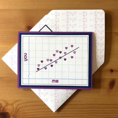 Calculus Thank You Card Integral Math Valentine Love - Etsy