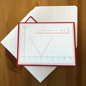 Thank You Math Themed Thank You Card Geek Thank You Card Maths Thank ...
