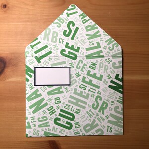 Science Christmas Card - "o Chemistree" Christmas/holiday Tree Card ...