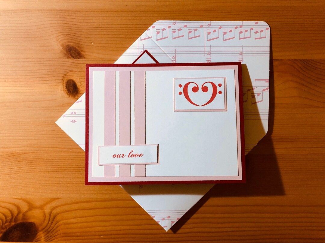 Music Valentine’s Day Card / Music to My Ears / Musician Card - Etsy