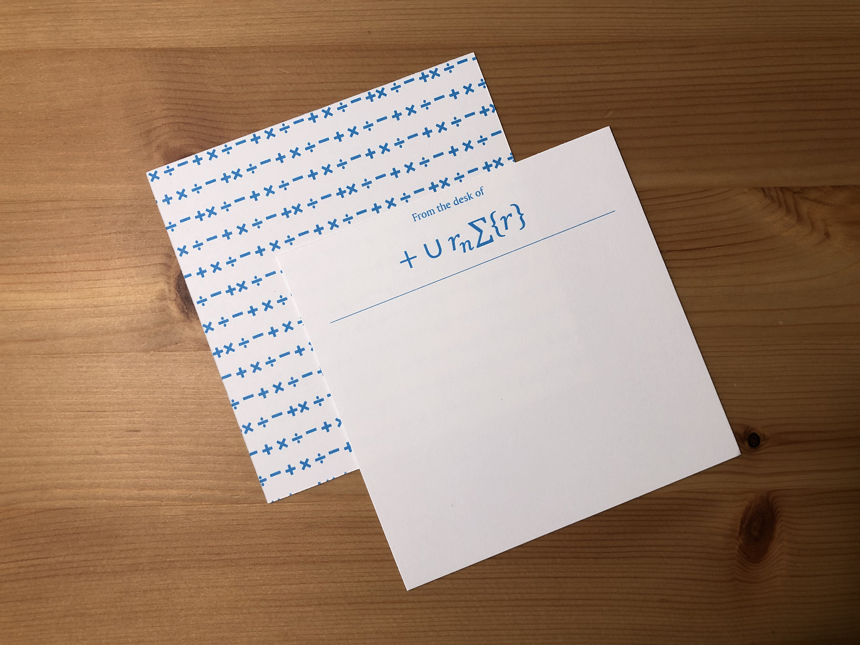 Teacher Appreciation Gift - Math Teacher Gift - From the Desk of ...