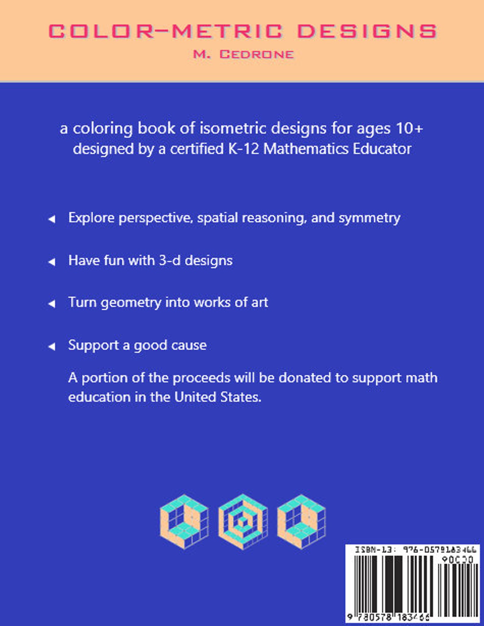 Math Coloring Book - Geometric Colorig Book - Maths Colouring Book ...