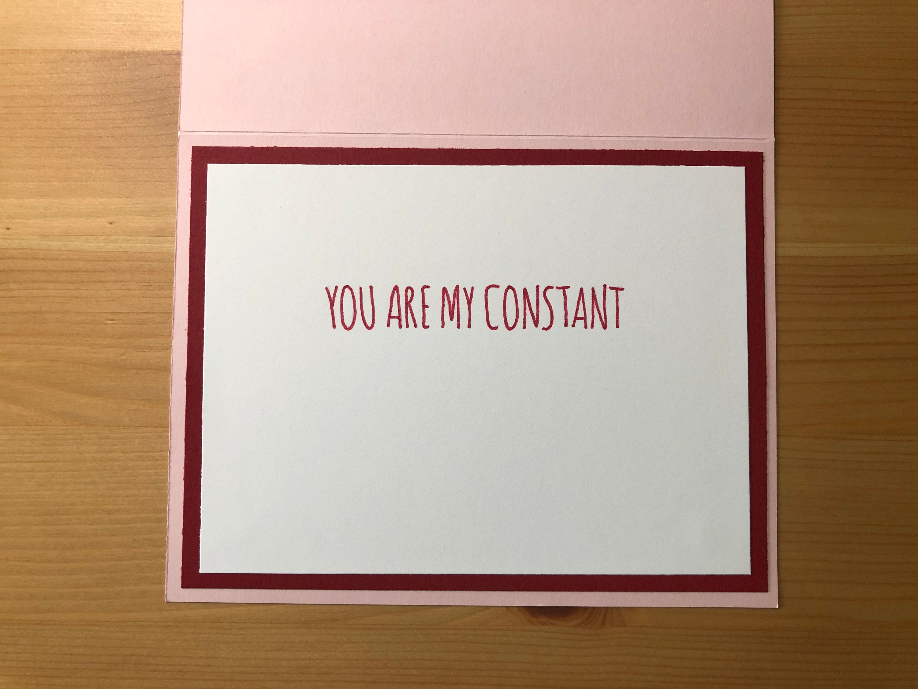 Math Anniversary Card - Math Love Card - Math Birthday Card - Calculus ...