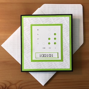 Computer Science Birthday Card - Binary Birthday Card - Compsci - Math ...