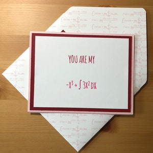 Math Anniversary Card - Math Love Card - Math Birthday Card - Calculus ...