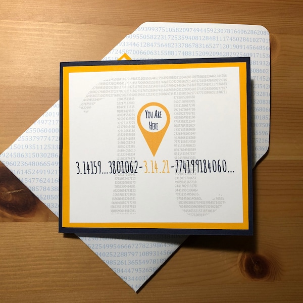 Pi Day Greeting Cards - Etsy