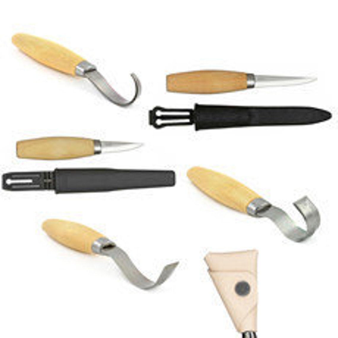 Mora Wood Carving Chisel Hook Pack With Sheaths 162s 163s - Etsy