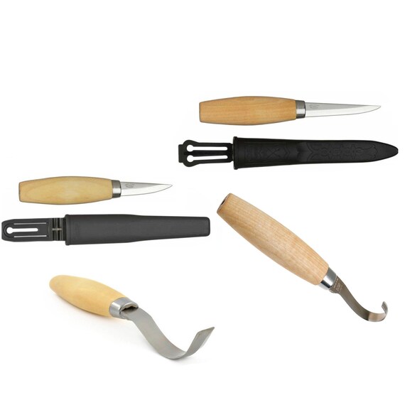 Mora wood carving chisel hook pack 164s 163s 106 120 | Etsy