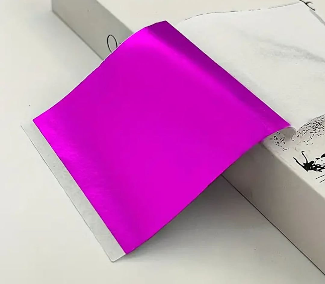 GILDING - Metal Leaf (FUCHSIA) 10 X Single Sheets for Arts Crafts (not ...