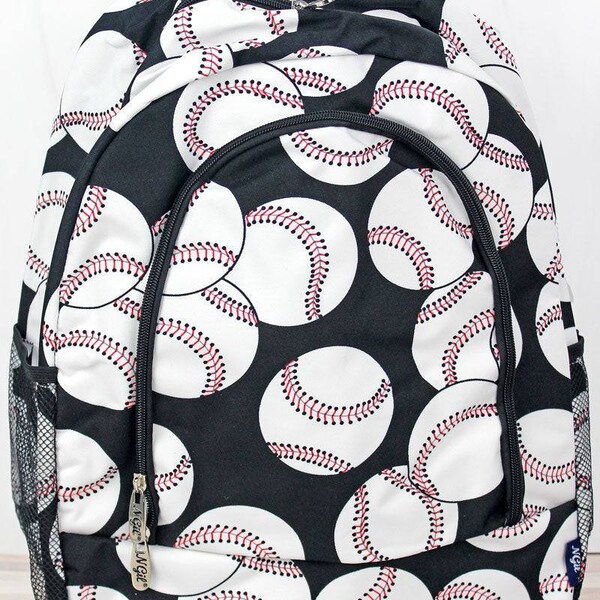 Baseball Backpack School - Etsy