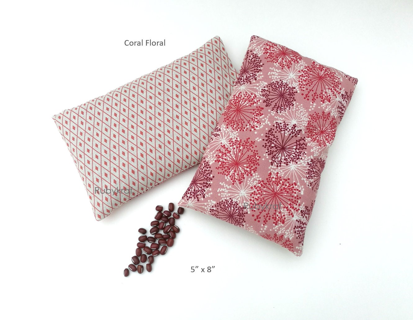 Large Microwave Heating Pack, Red Beans Bag, Neck, Shoulder, Lower Back ...