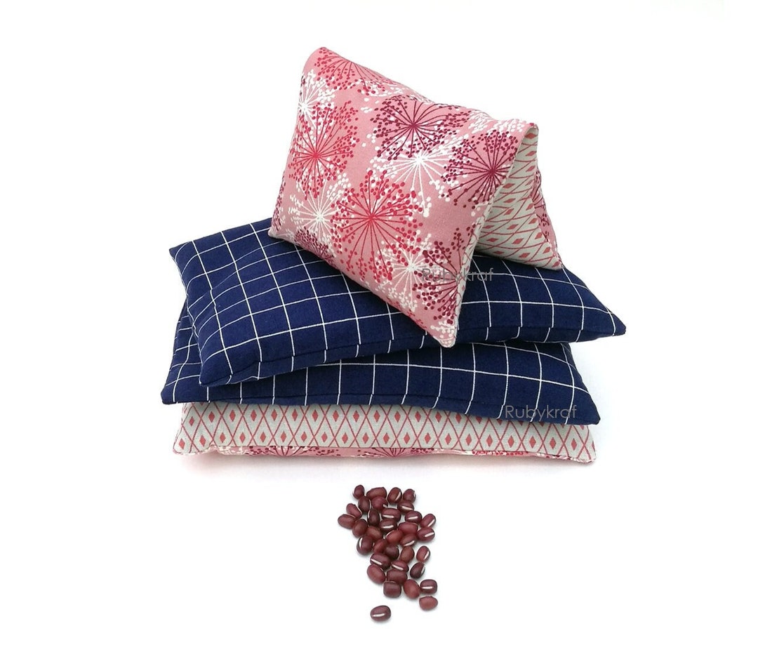 Large Microwave Heating Pack, Red Beans Bag, Neck, Shoulder, Lower Back ...