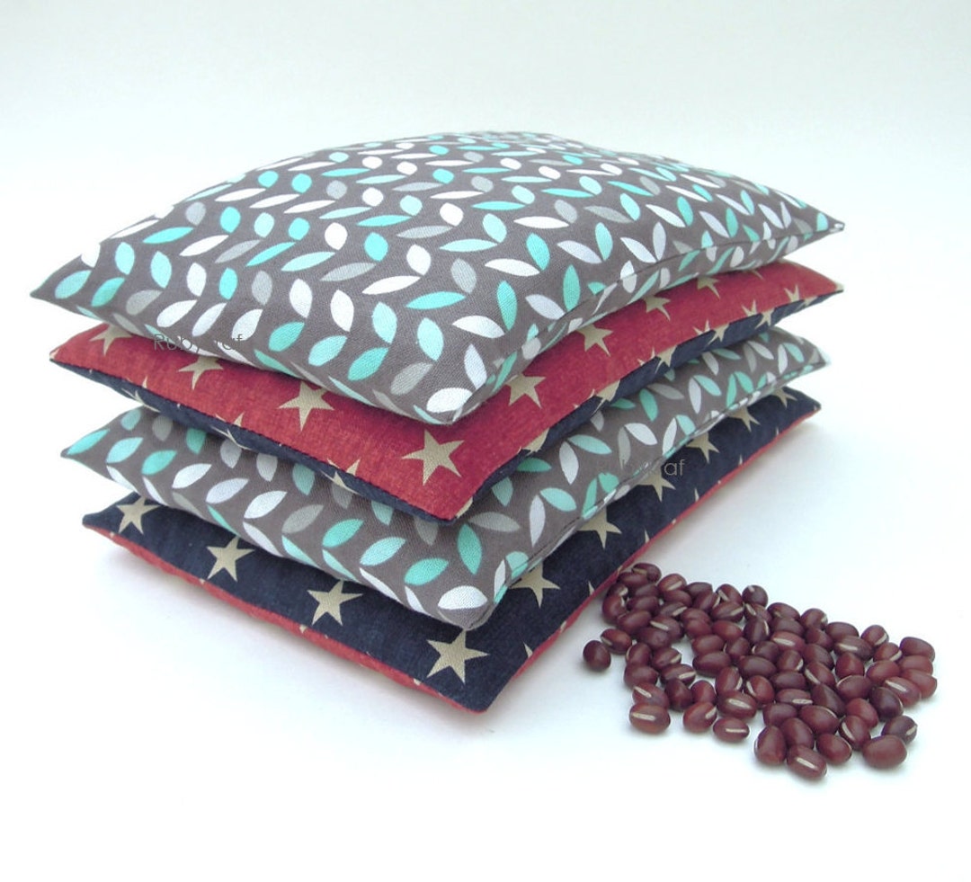 Bean Bag Heating Pad, Red Beans Heat Therapy, Pain Relieve for Neck ...