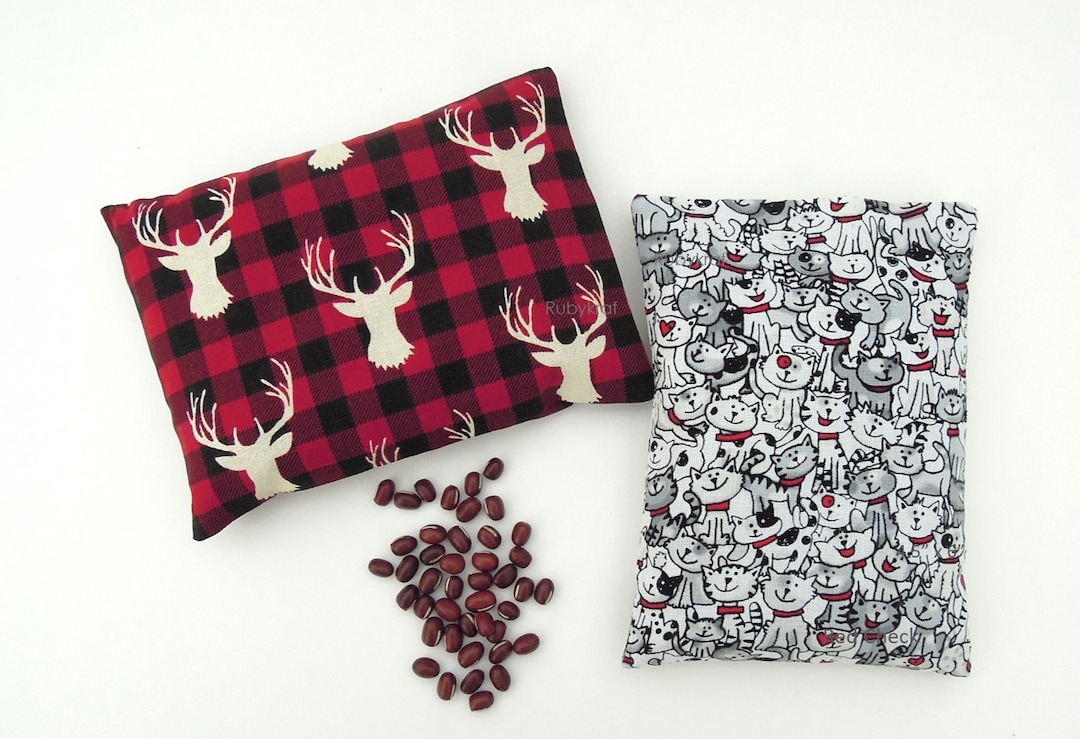 Microwave Heating Pad Red Beans, Compress Heat Pad, Bean Bag Wrist Rest ...