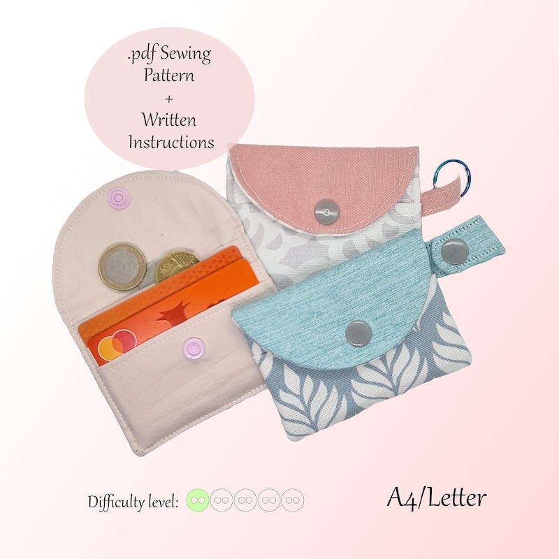 Snap Wallet Pattern - Etsy