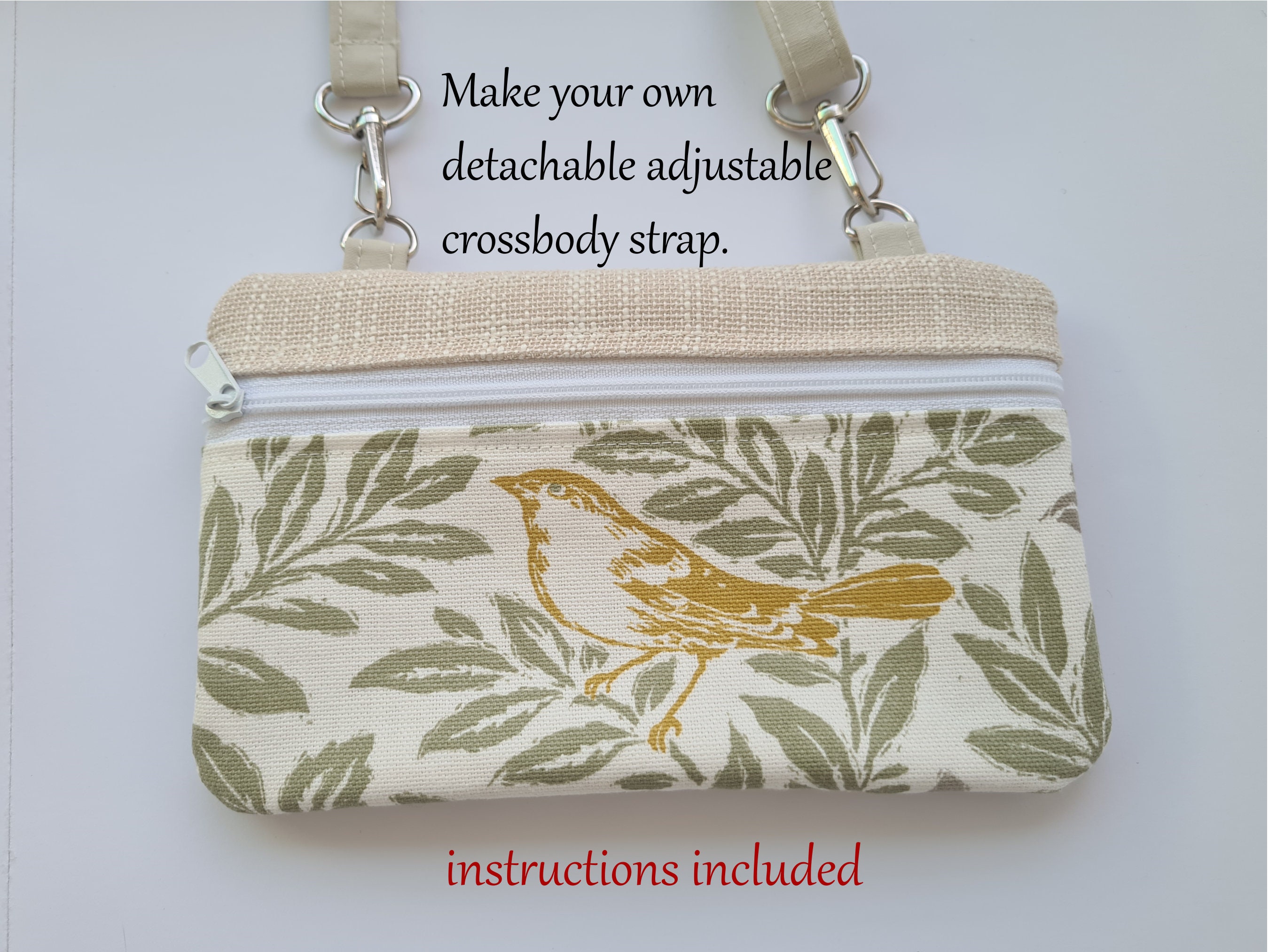 PDF Sewing Pattern: Mini Crossbody Bag/waist Bag/wristlet - Etsy