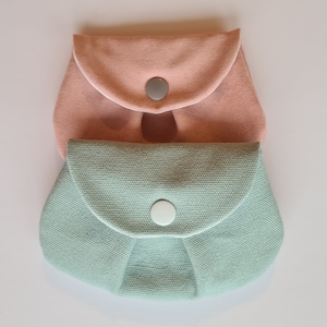 Pleated Coin Purse Sewing Pattern With Snap Closure and Card Pocket - Etsy