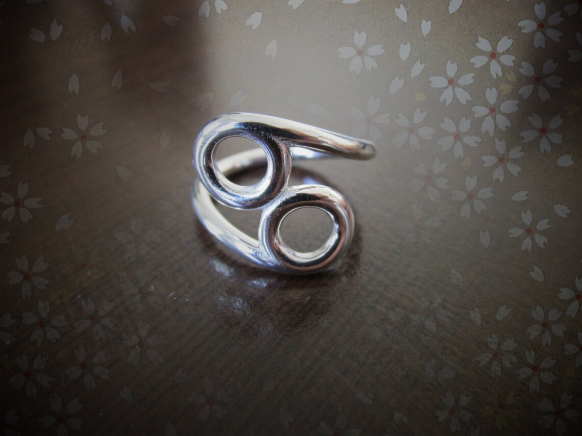 Cancer Zodiac Ring Astrology Ring Astrology Horoscope - Etsy