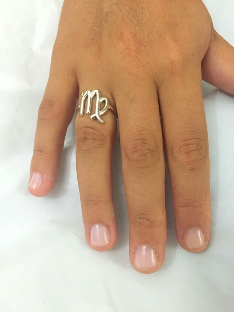 Virgo Ring Zodiac Ring Zodiac Rose Gold Ring Virgo Rose - Etsy