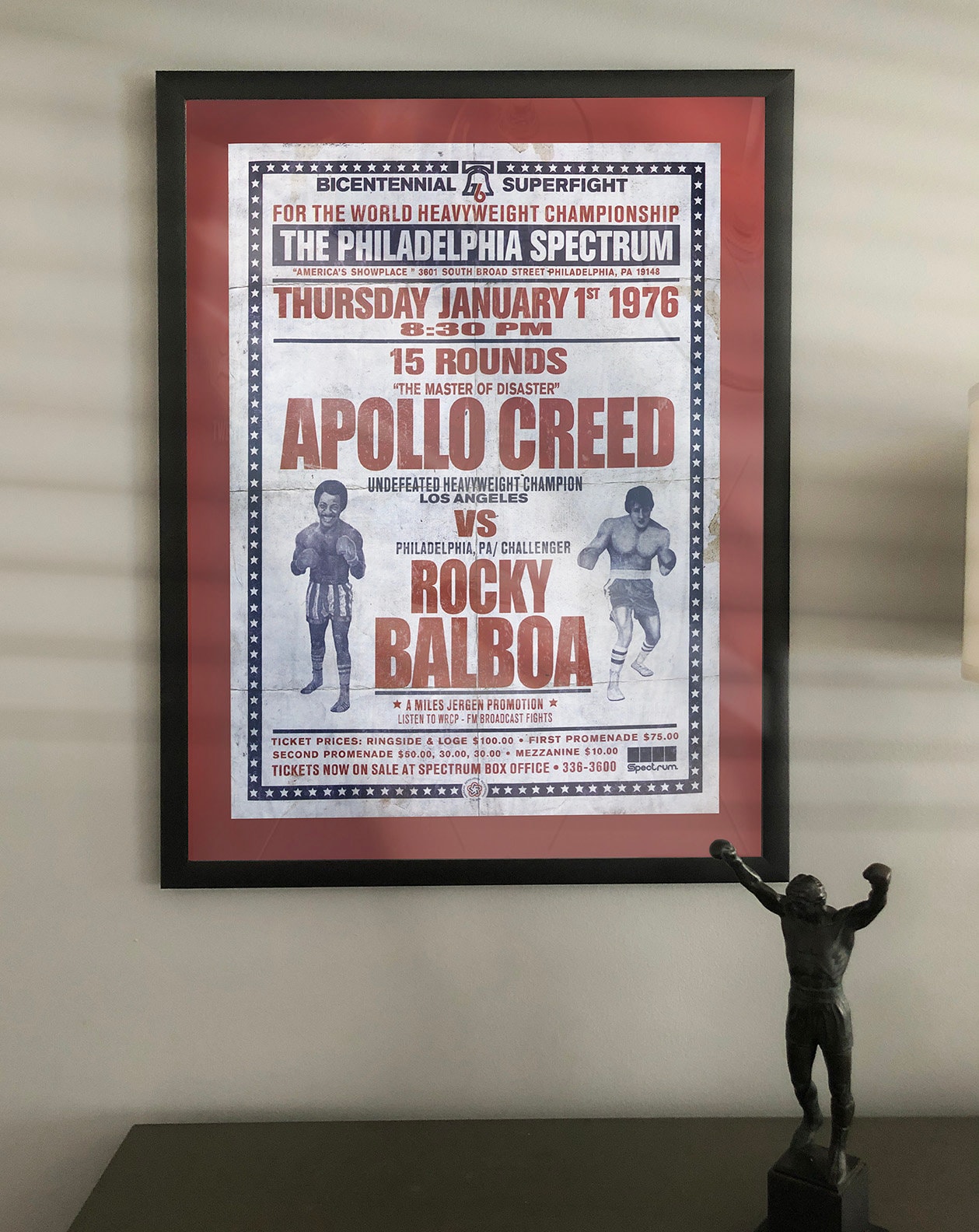Rocky Vs Apollo Poster
