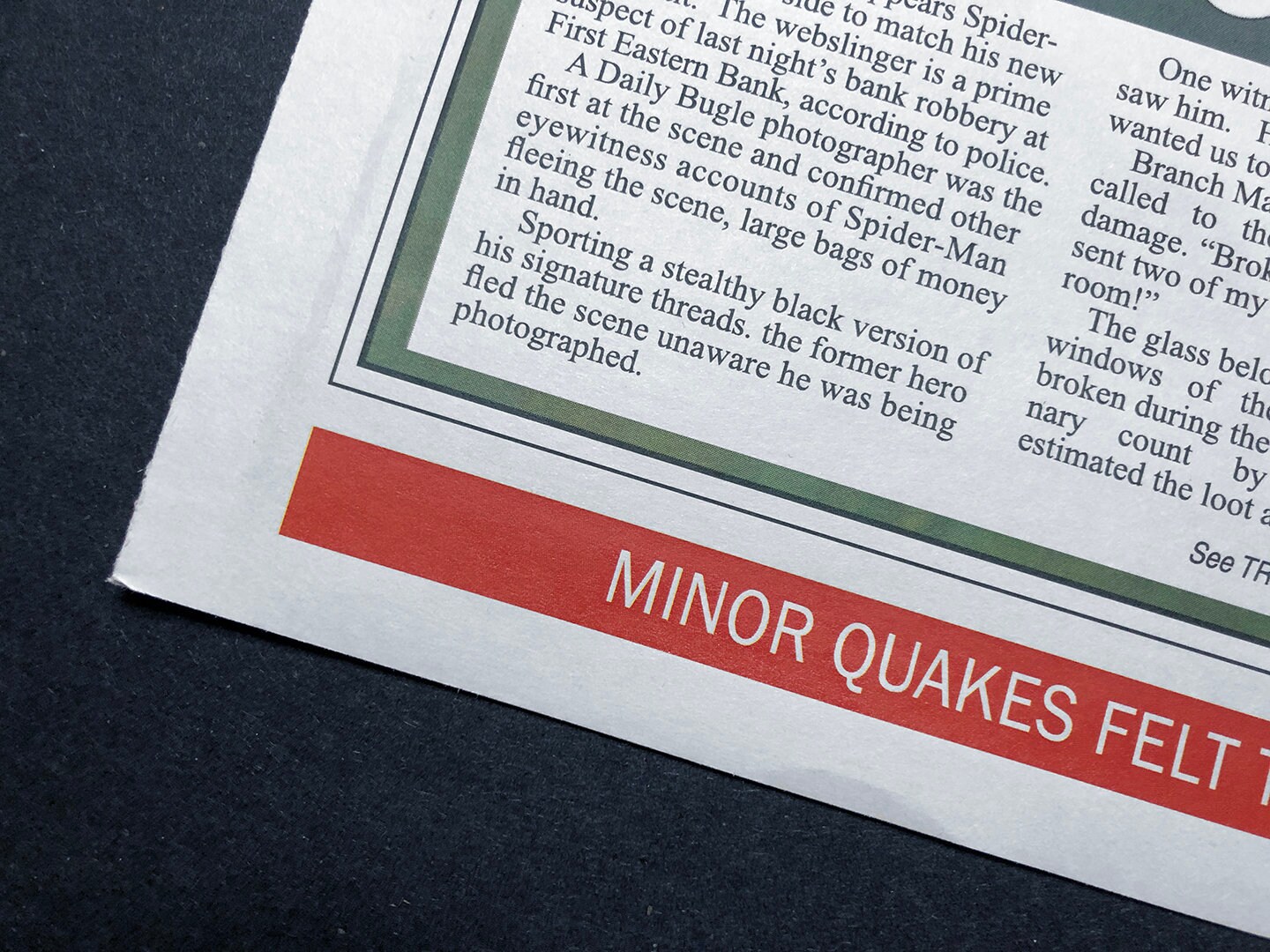 Daily Bugle THIEF Spider-man 3 Full-size Newspaper Replica - Etsy