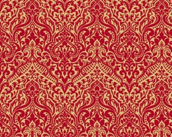 Red Chevron Fabric - Etsy