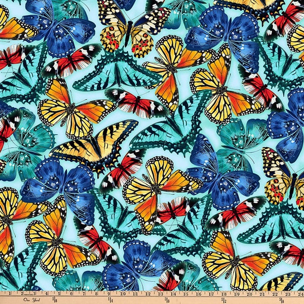 Butterfly Fabric - Etsy