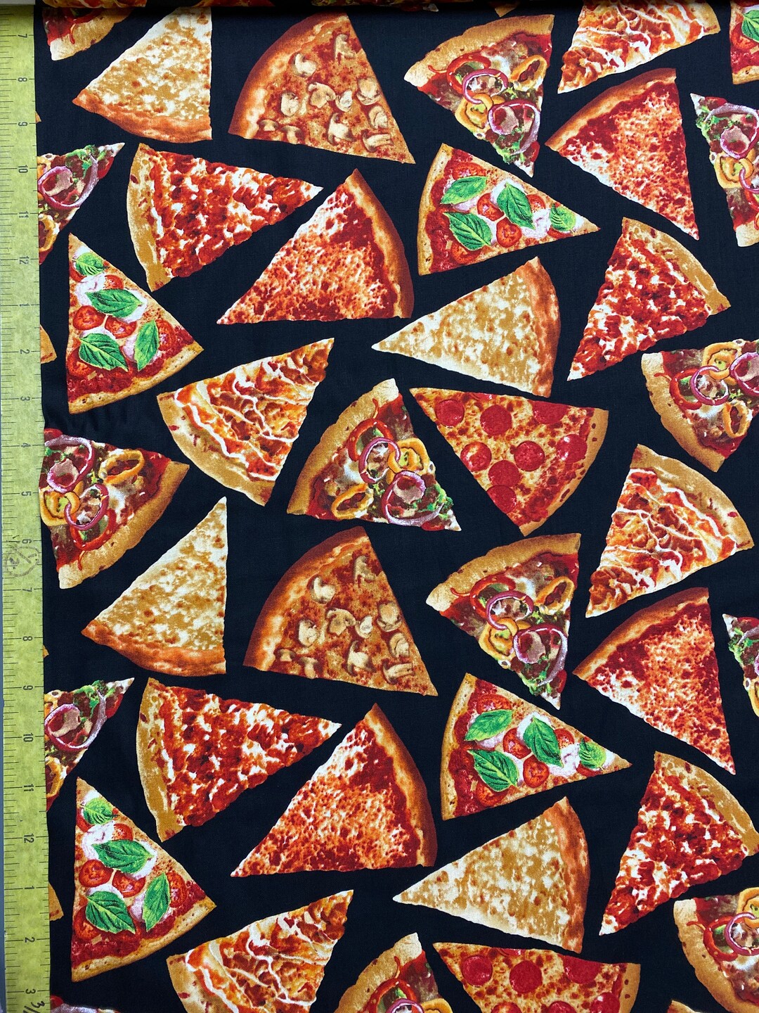 Food Fabric Pizza Fabric: Timeless Treasures Pizza - Etsy