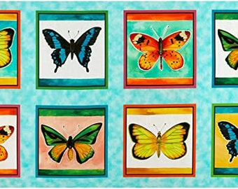 Butterfly Panel Fabric - Etsy
