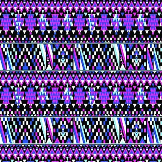 Purple Aztec Print Wallpaper
