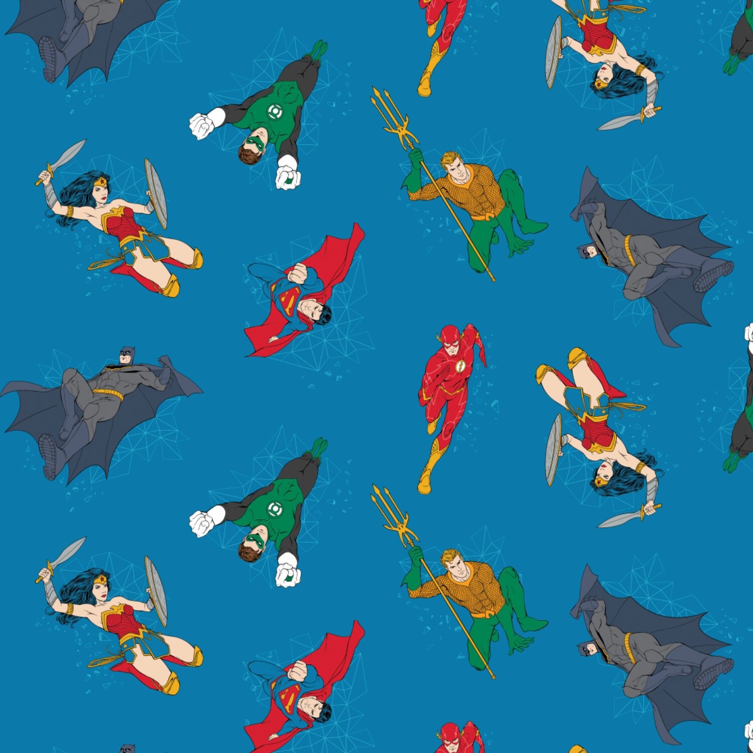 Justice League Fabric